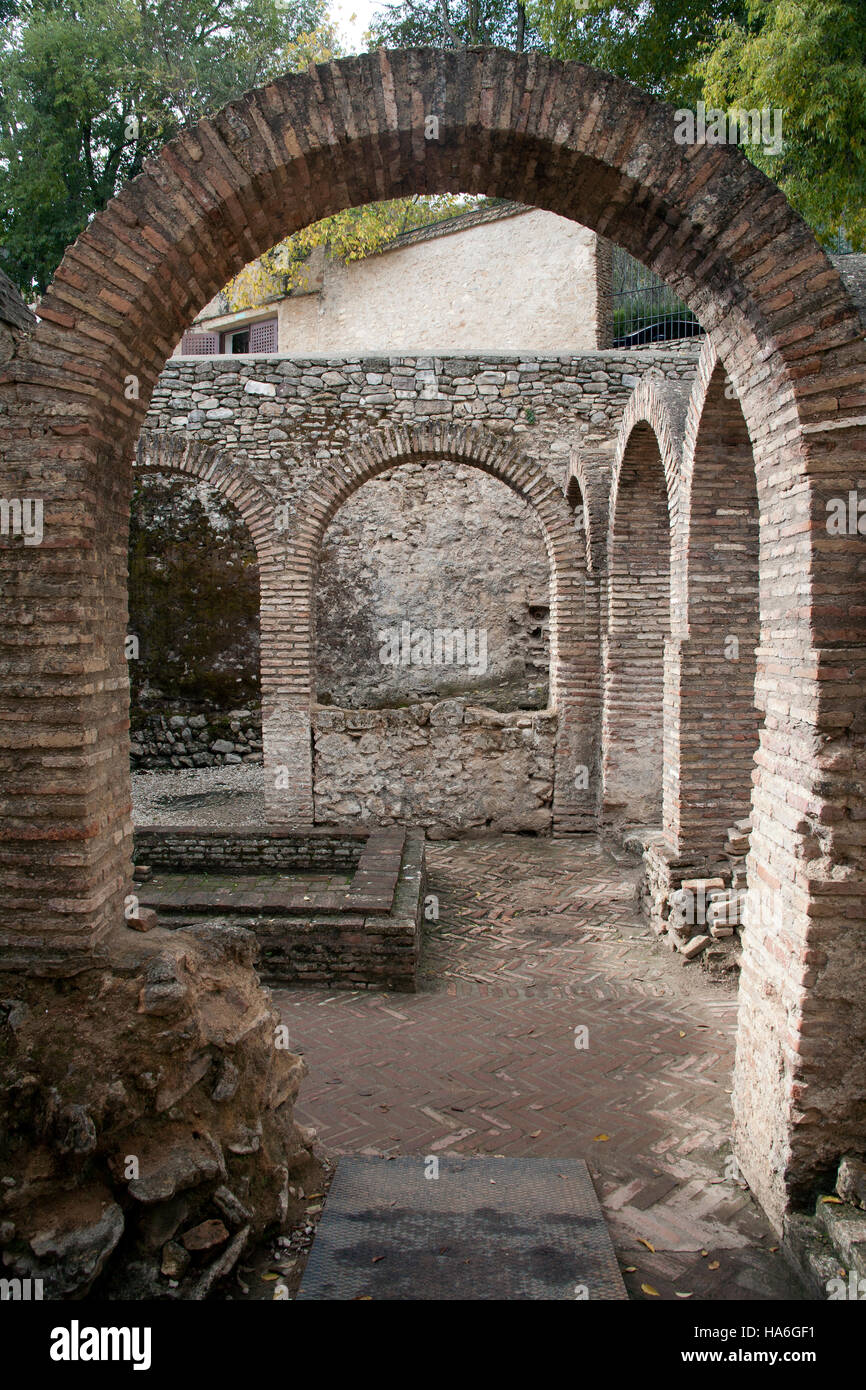 The Arab Baths or Baños Arabes, Ronda Andalucia Spain Stock Photo - Alamy