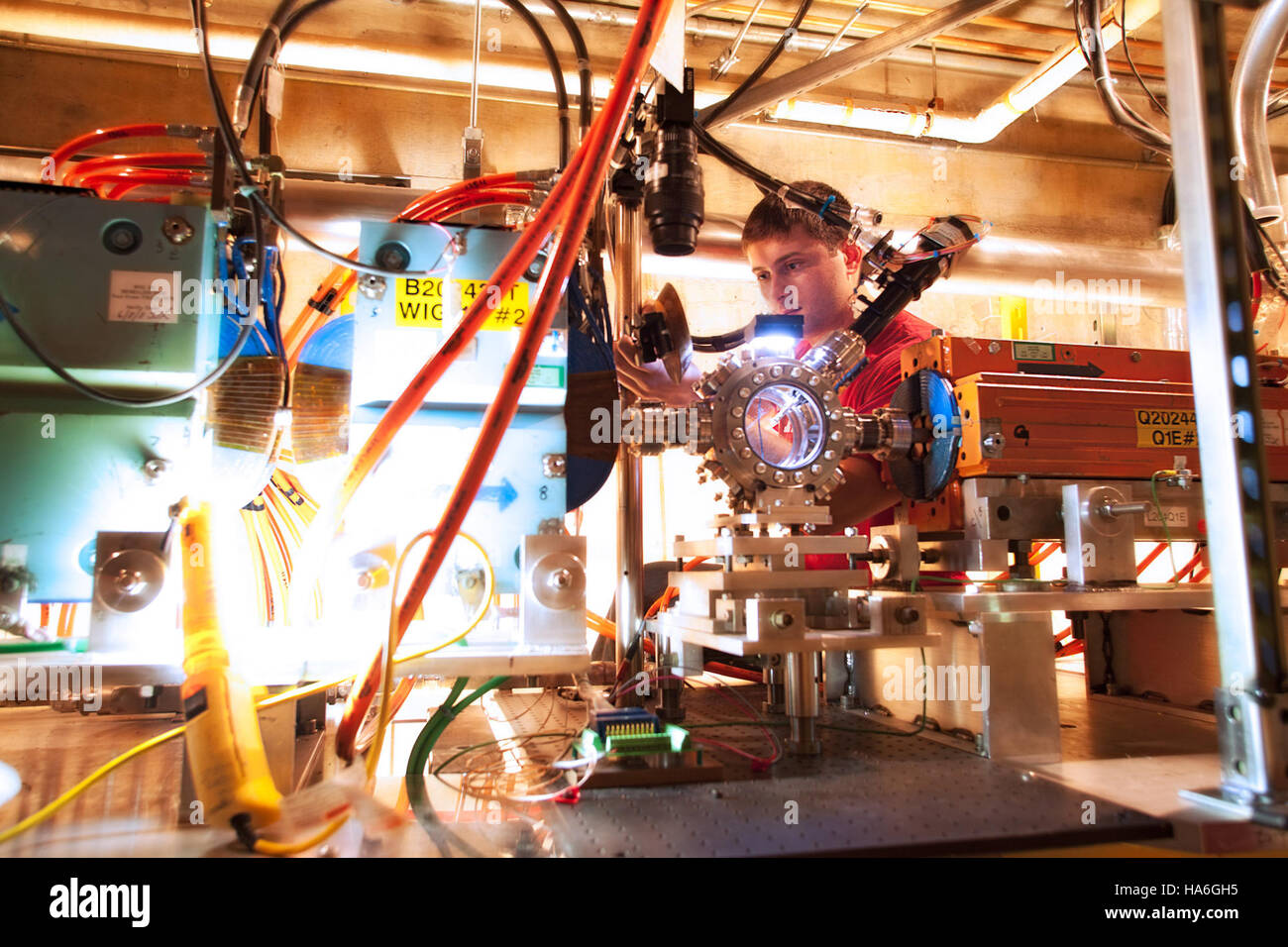 A photo of a particle accelerator at SLAC National Accelerator ...