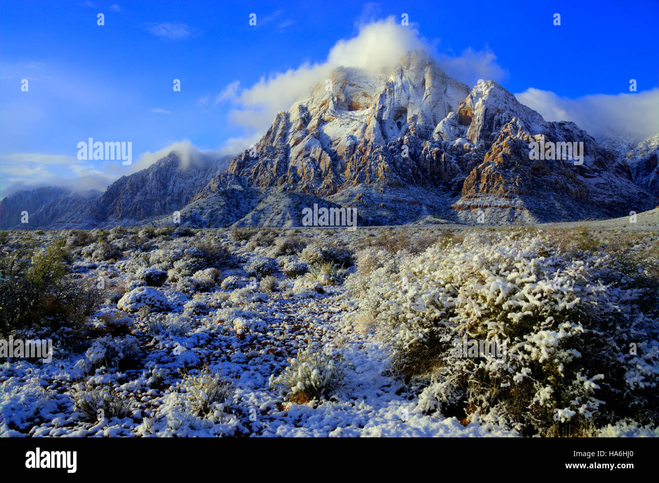 The Red Rock Escarpment in Nevada is a striking natural feature known ...