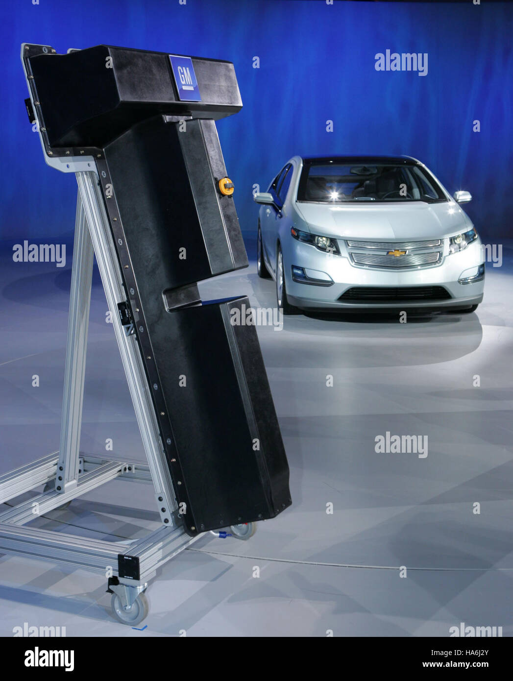 This image features a demonstration of the Volt PortTech, a new energy ...