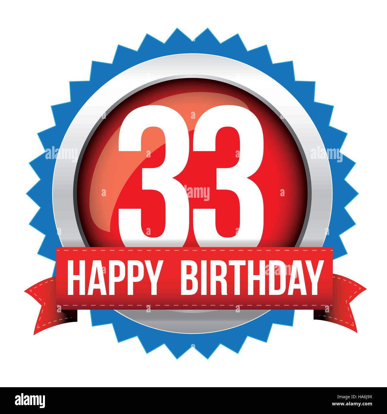 Happy birthday 33 hi-res stock photography and images - Alamy