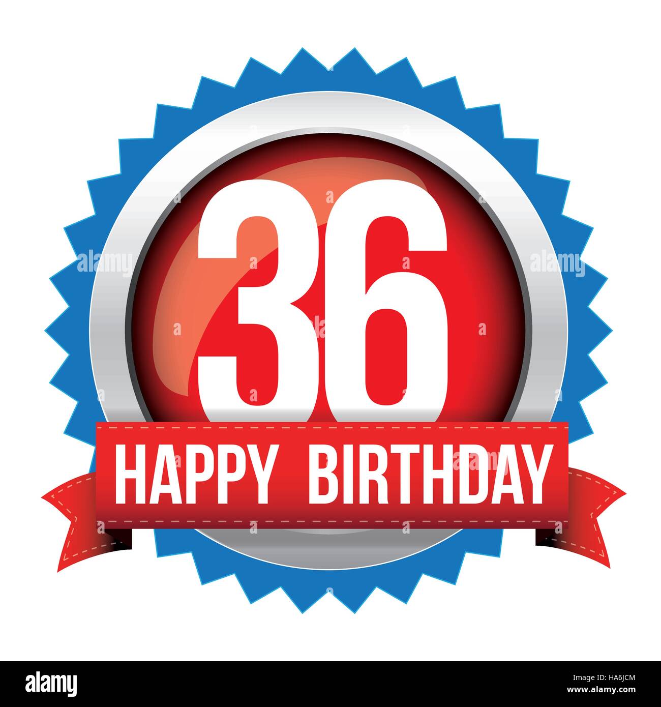 Thirty six 36 years Cut Out Stock Images & Pictures - Alamy