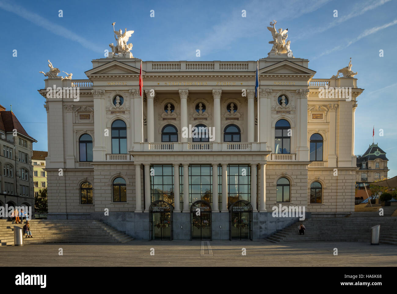 Facade of Zurich Opera House in Switzerland Stock Photo - Alamy