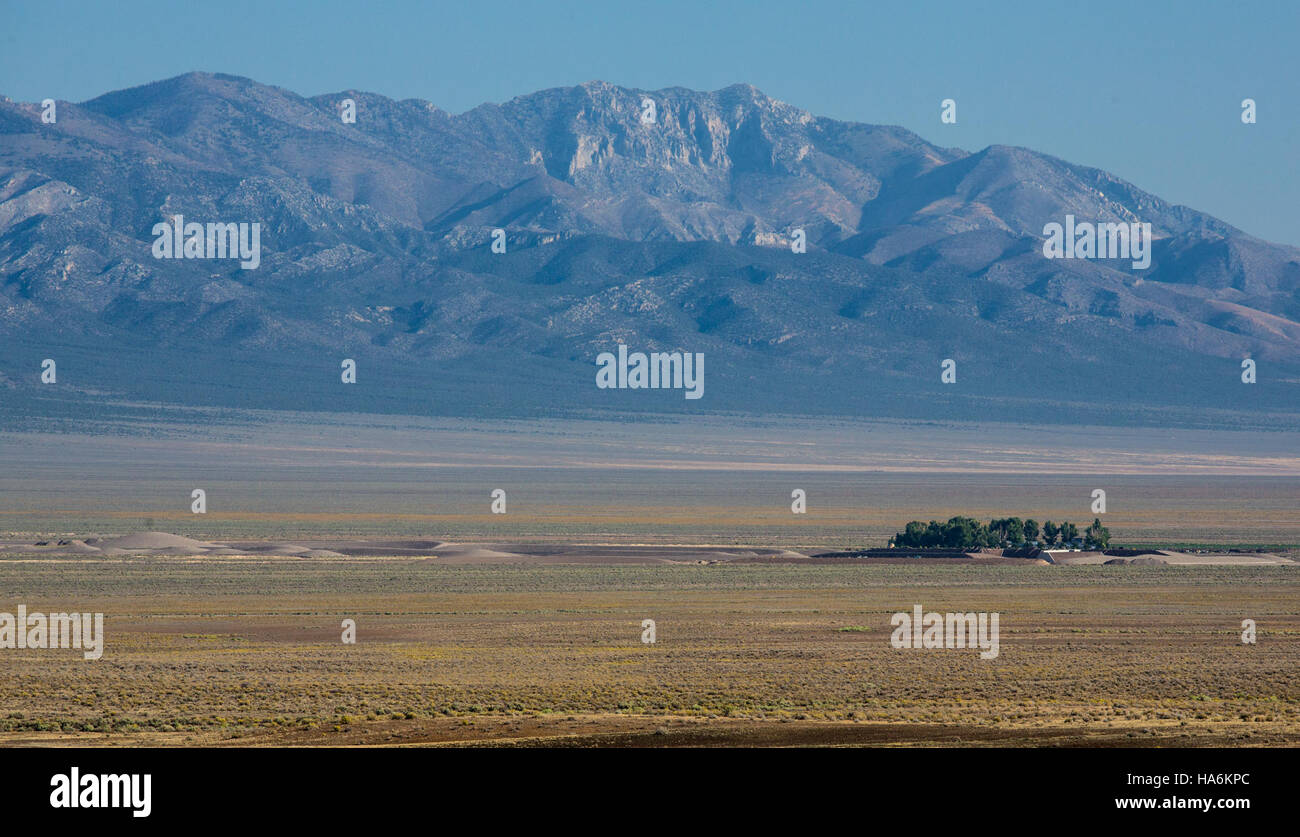 The Basin and Range National Monument, located in Nevada, is known for ...
