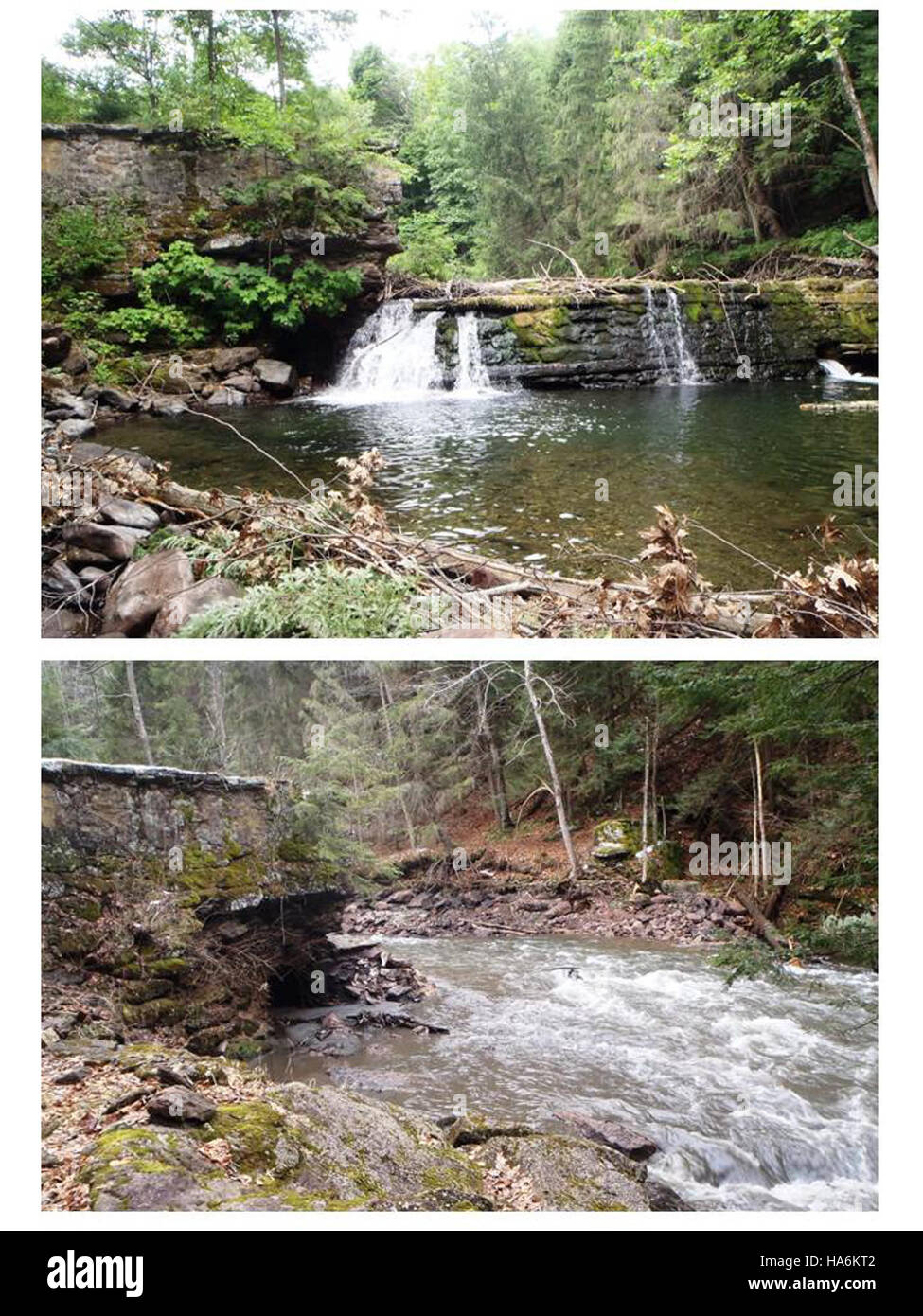 The removal of the Fall River Dam spillway in Massachusetts represents ...