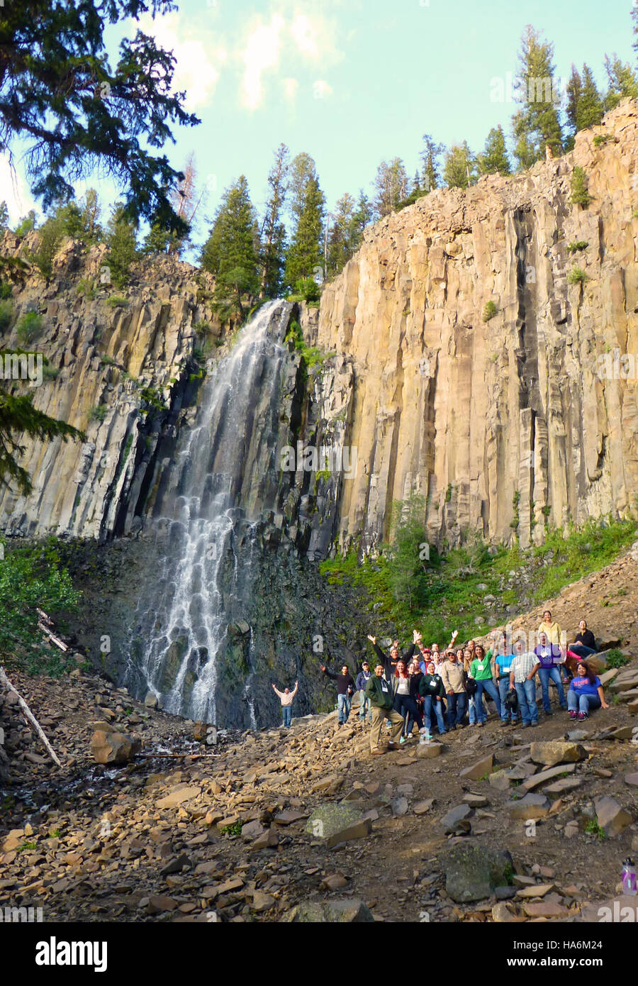 This photograph captures Palisade Falls, taken during the 2015 AADAP ...