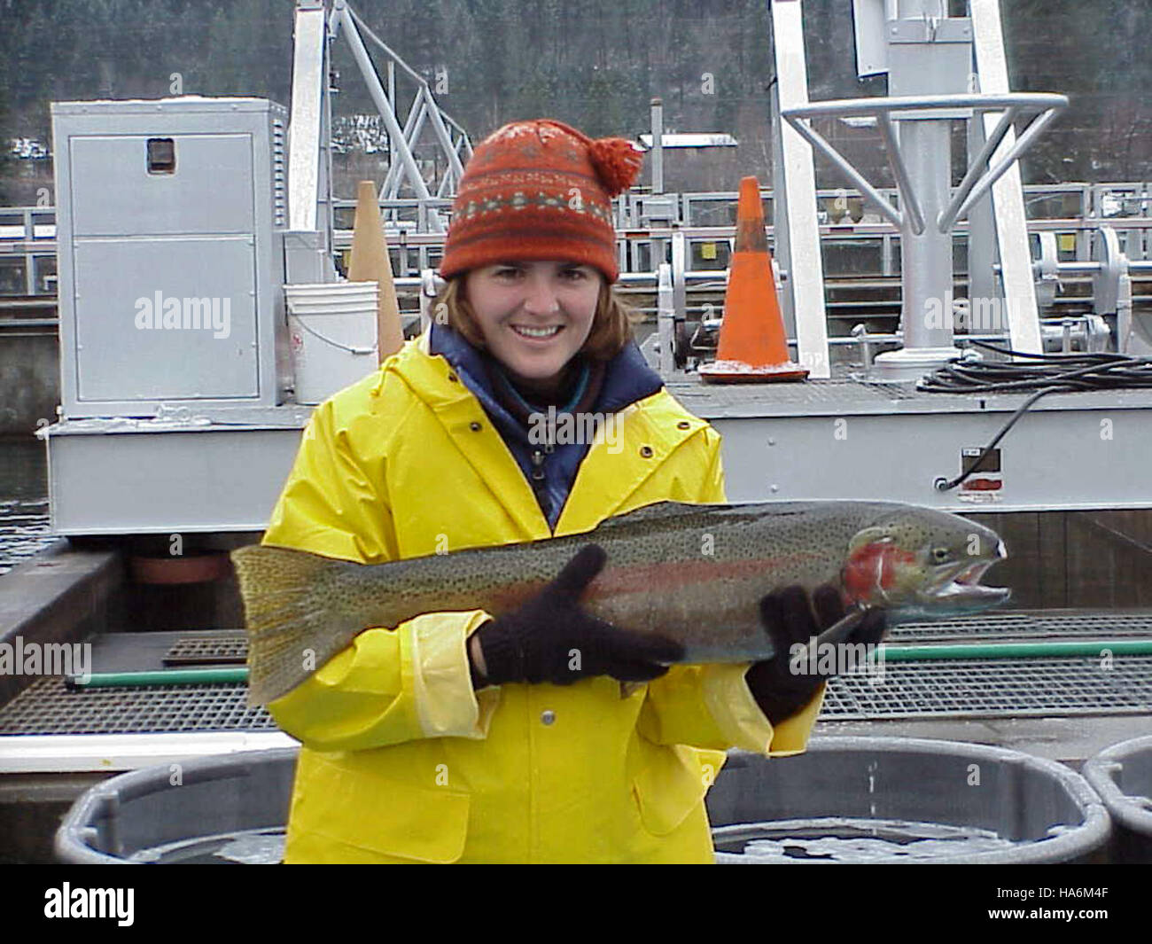 eddiesfisheriesfws 23573953411 Molly with female steelhead trout in ...