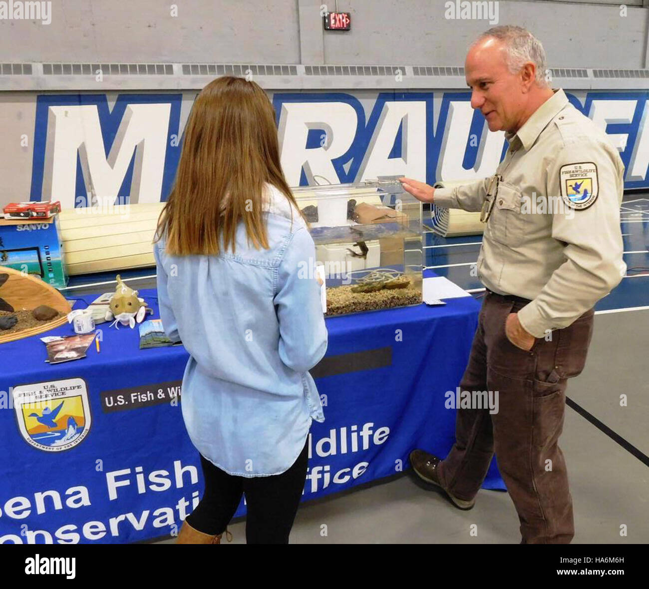 James Boase of the Alpena Fish and Wildlife Conservation Office ...