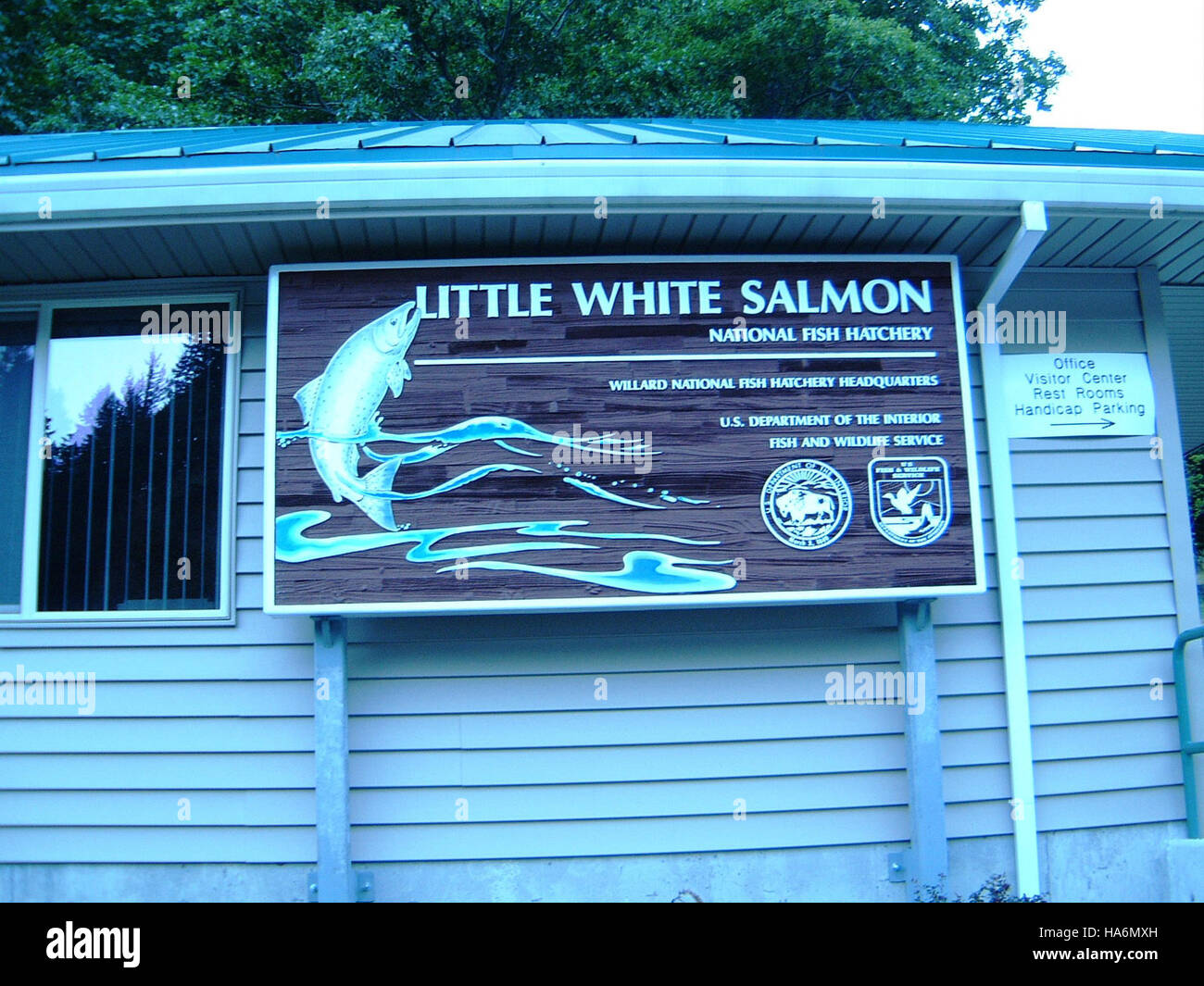 The Little White Salmon National Fish Hatchery in Washington and Oregon ...