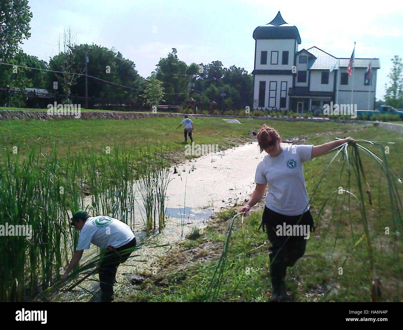 High school students from the Youth Conservation Corps (YCC) participate in a summer program ...