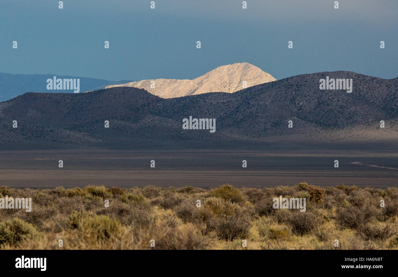 The Basin and Range National Monument, located in Nevada, features a ...