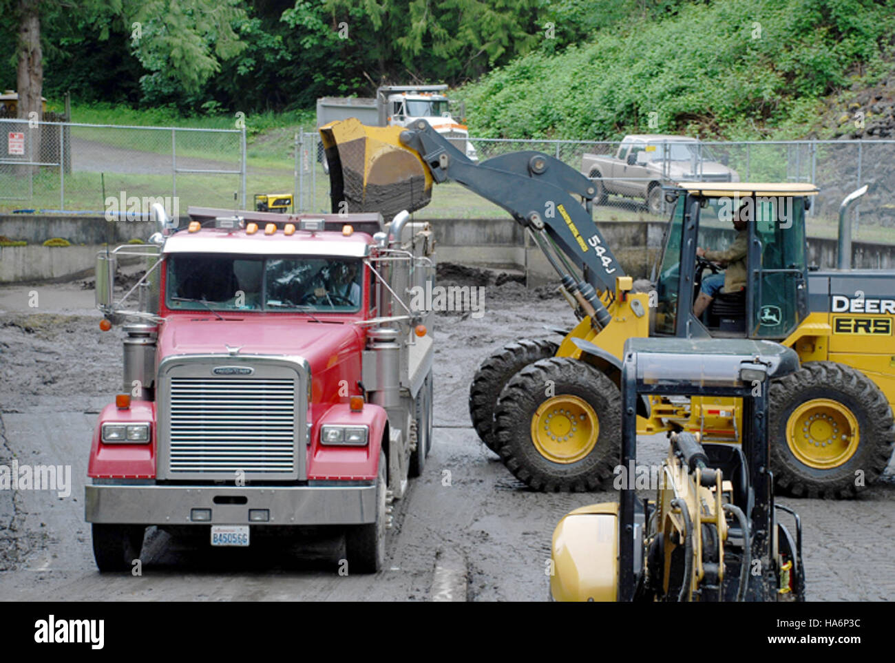 This image shows the Quilcene Pond Restoration Project, part of the U.S ...