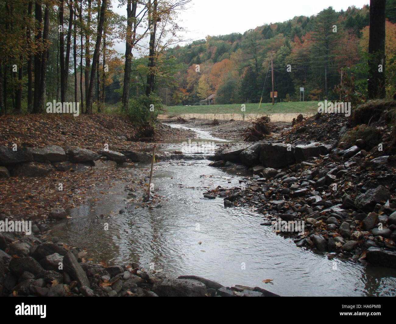 The Warren Brook and Cold River habitat restoration project focuses on ...