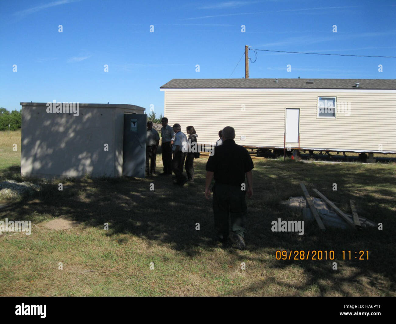 This photo captures staff involved in the recovery act projects ...