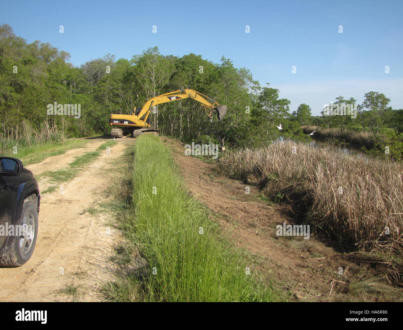The Recovery Act funded a ditch clearing project aimed at improving ...