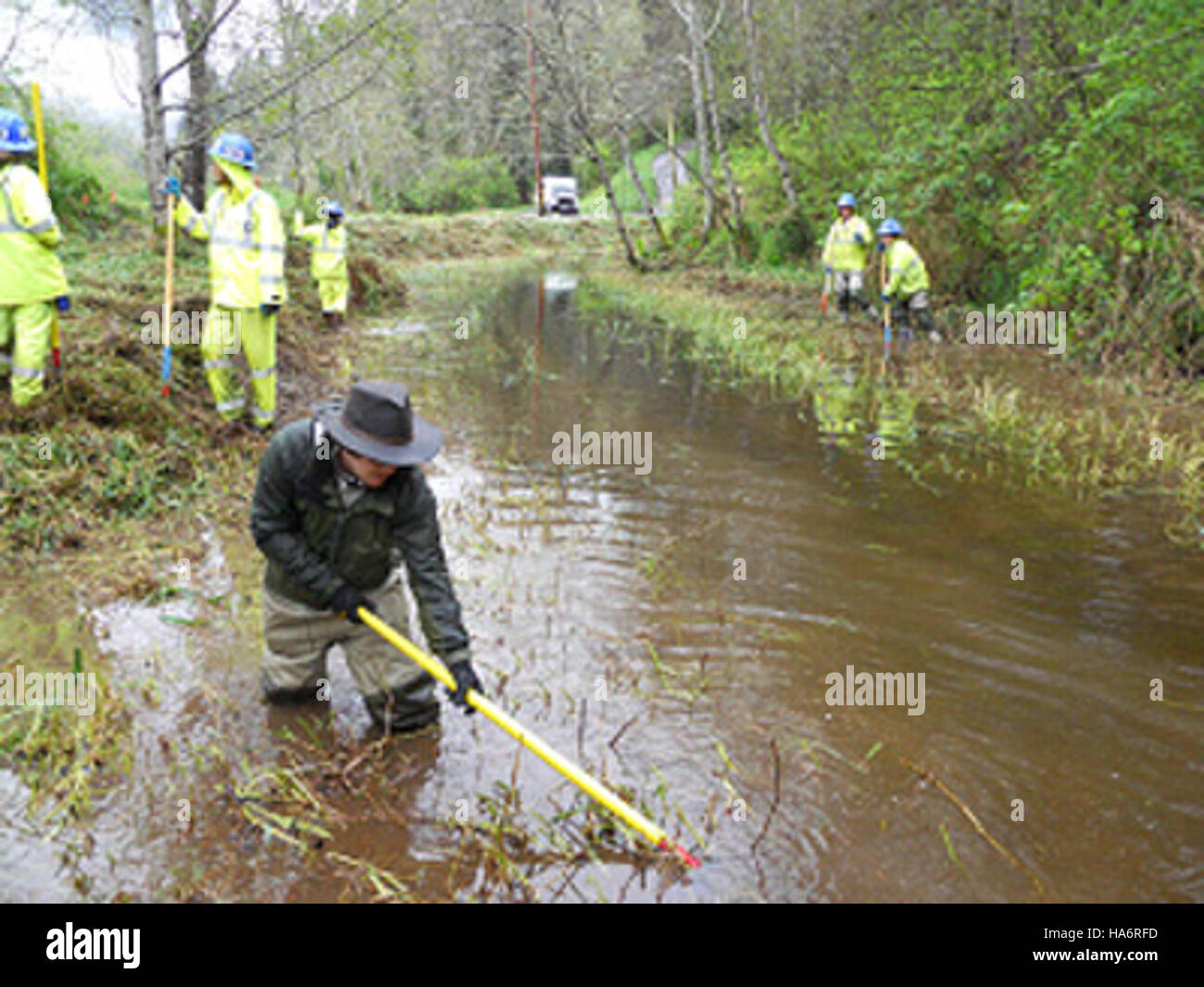 This image documents a project funded by the American Recovery and ...