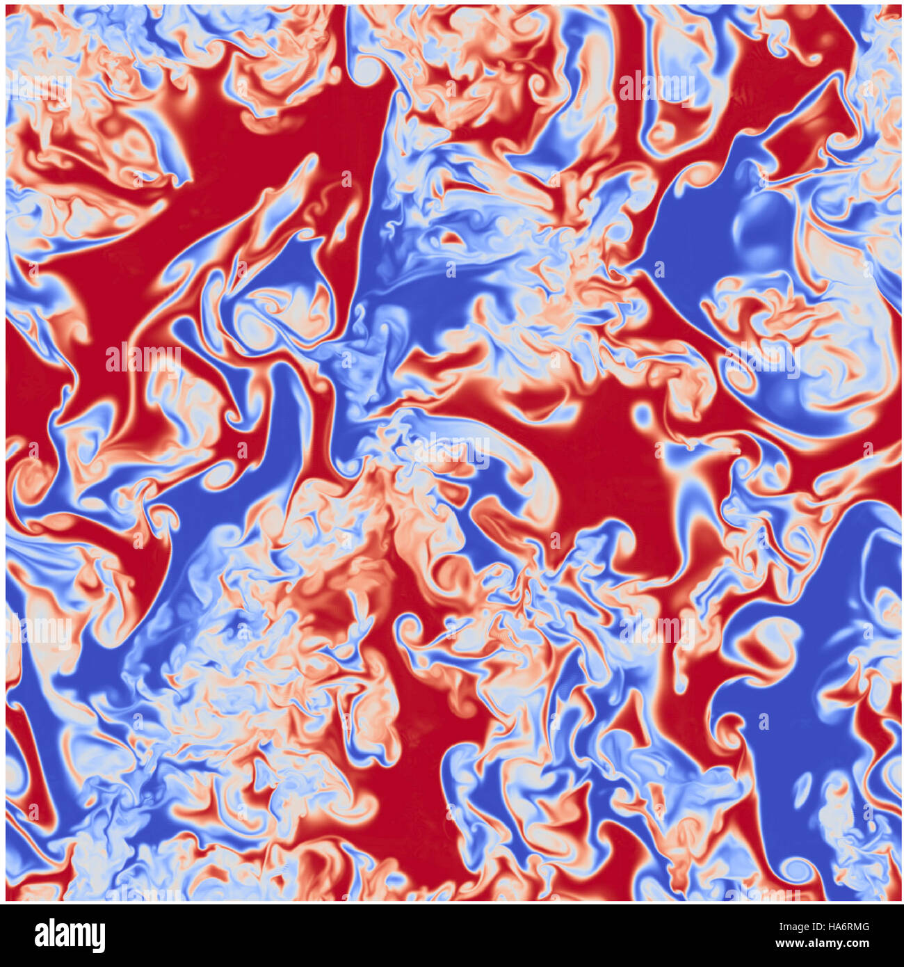 This image represents a turbulence simulation by Los Alamos National Laboratory. It showcases ...