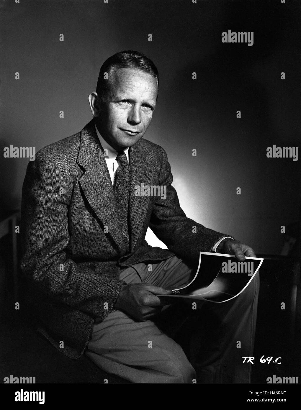 This photograph features Kenneth Bainbridge, the director of the ...