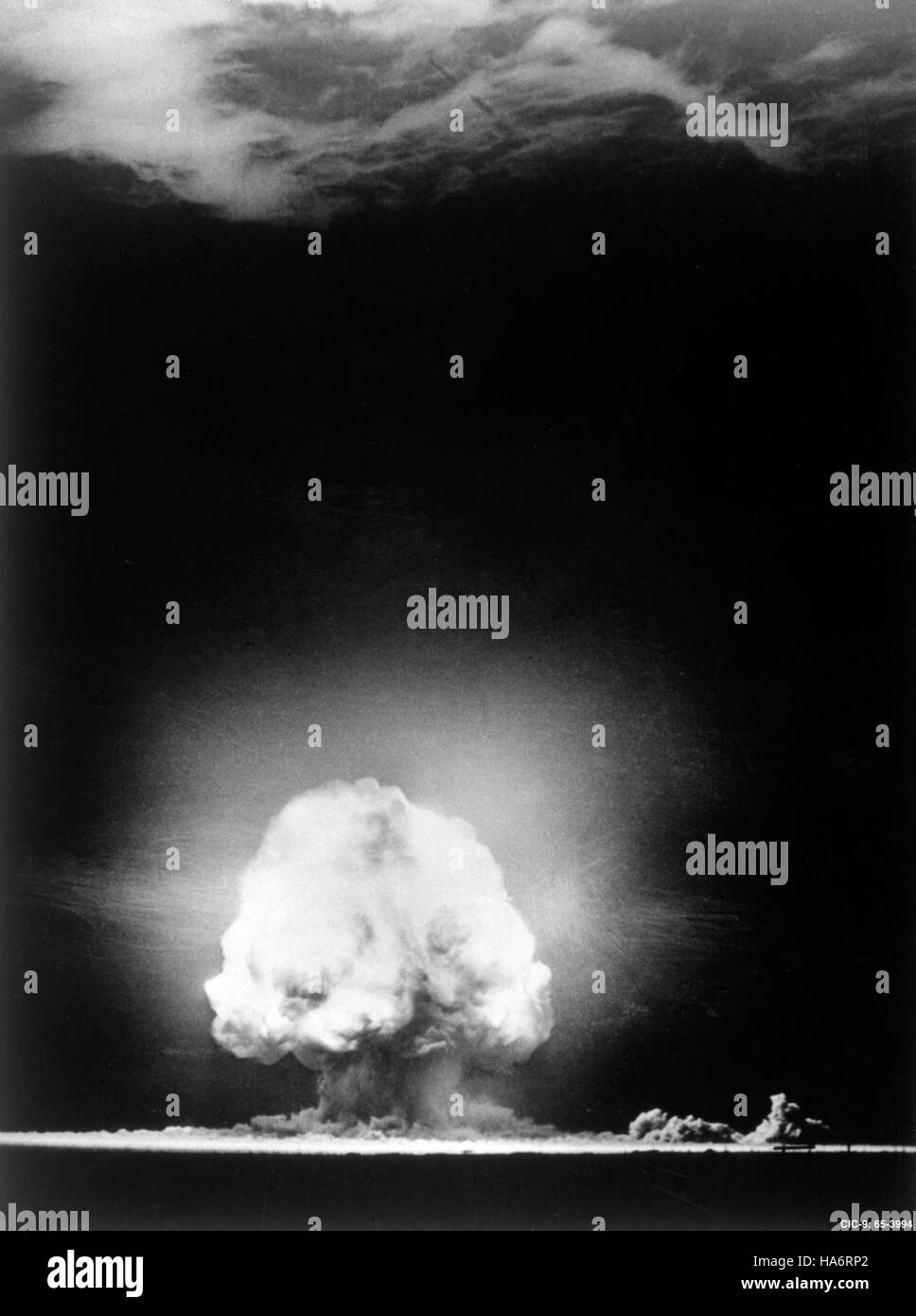 The Trinity test, conducted by Los Alamos National Laboratory in 1945 ...