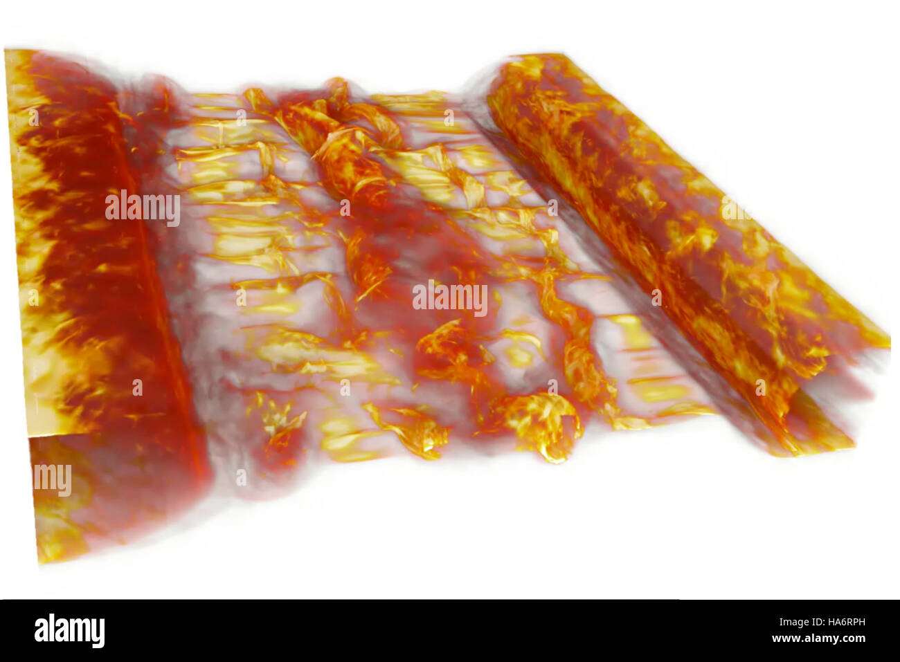 This image represents a powerful cosmic particle accelerator at the Los ...