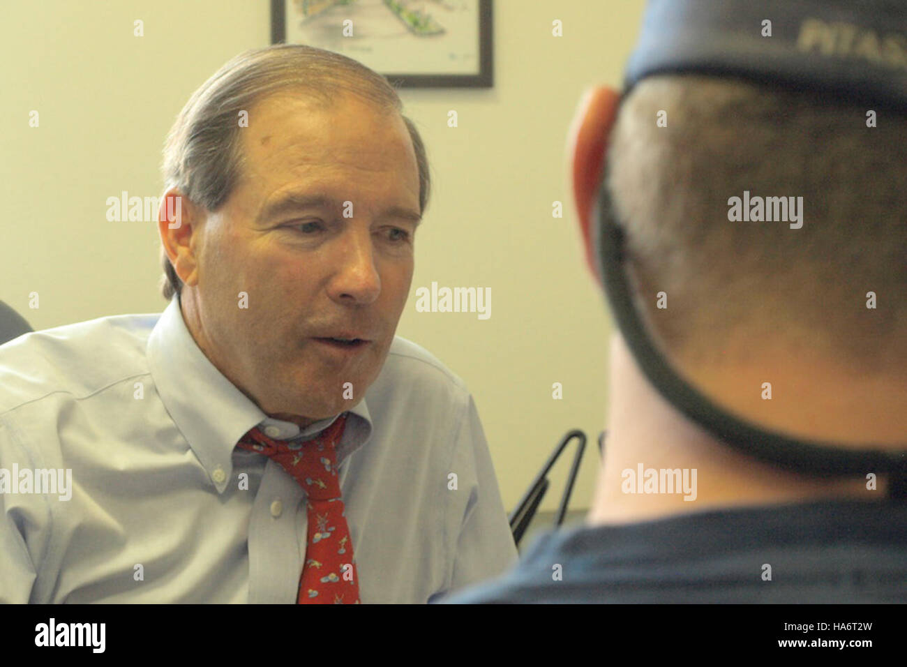 The Udall 5 fire briefing, held at the Los Alamos National Laboratory's ...