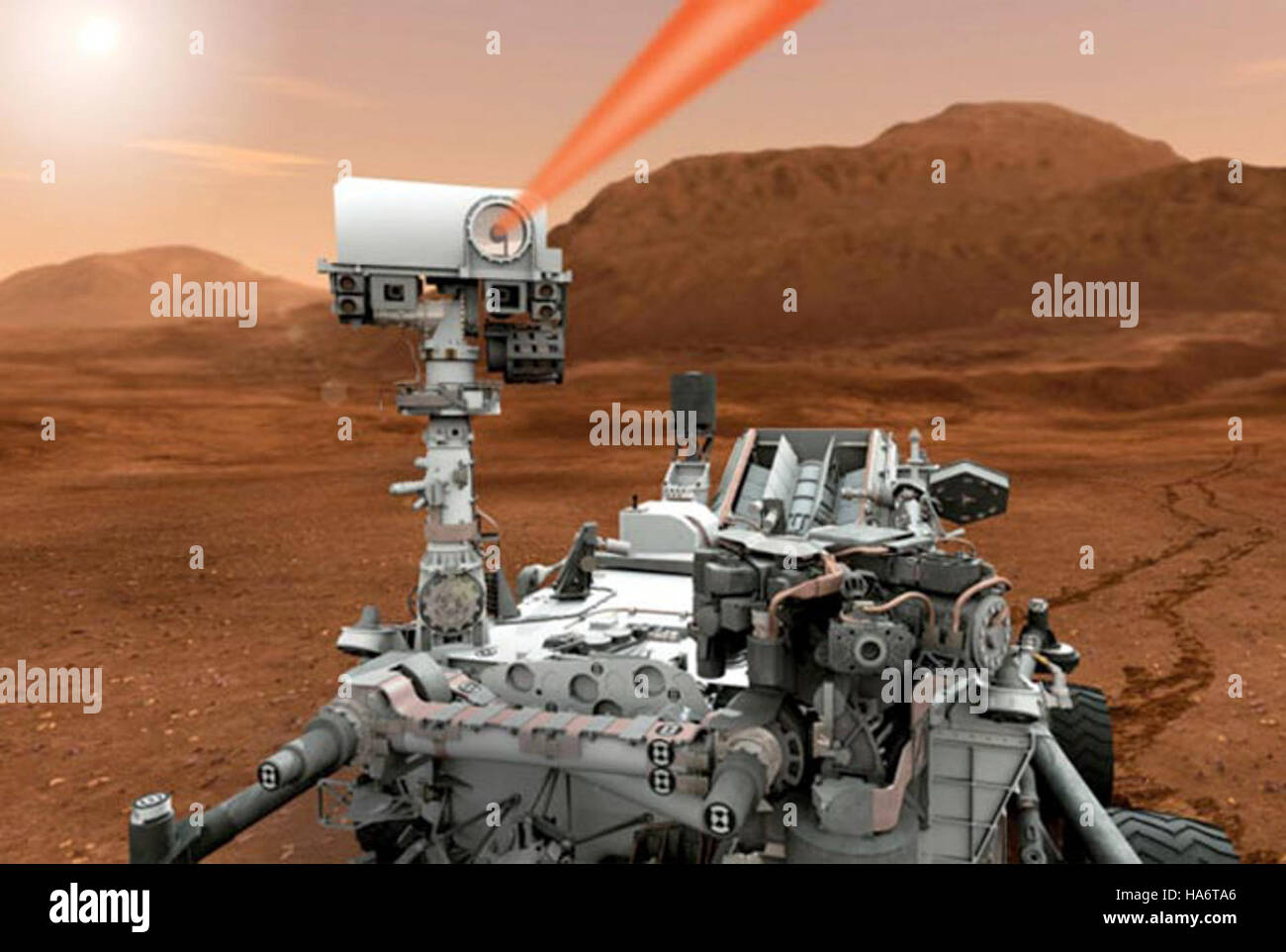 The Curiosity rover, a key component of NASA's Mars exploration program ...