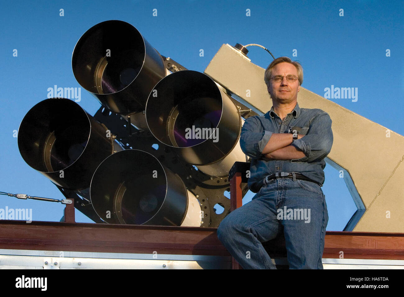 losalamosnatlab 7341609778 Tom Vestrand poses with RAPTOR-T Stock Photo ...