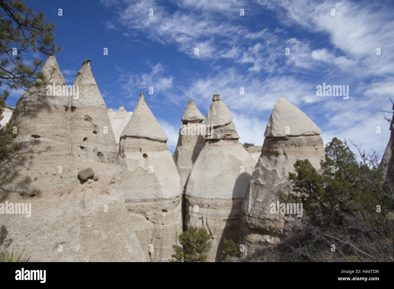 Tent Rocks, located in New Mexico, is known for its unique geological ...