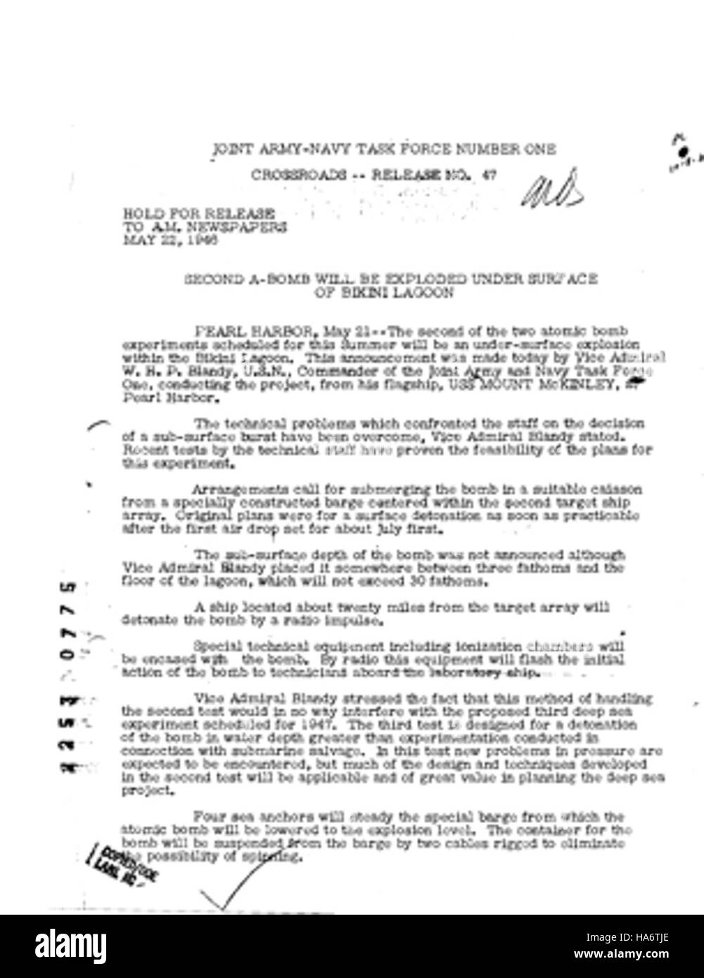The Baker Test, conducted in 1946 at the Bikini Atoll, was a pivotal ...