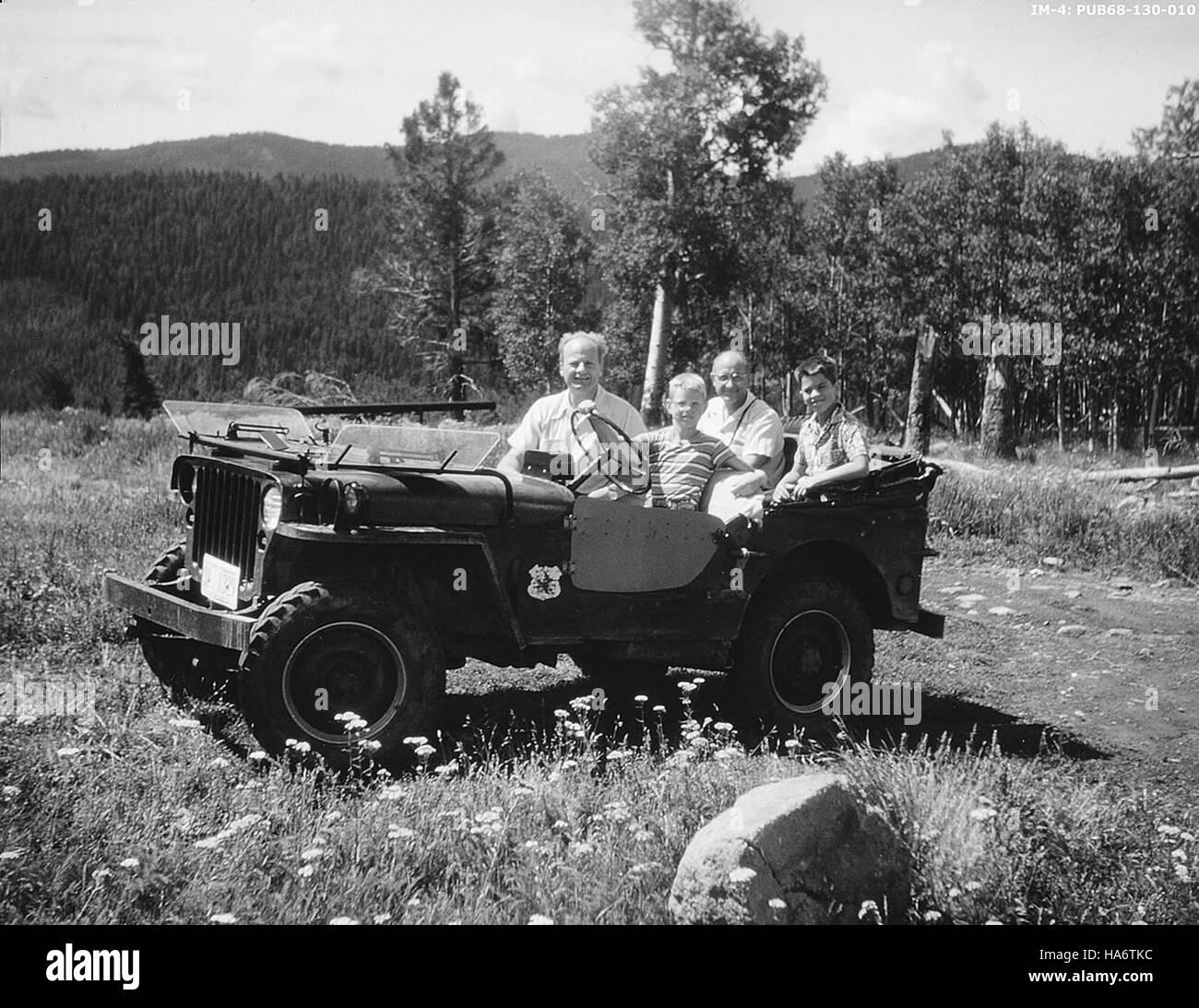 This photograph from Los Alamos National Laboratory shows prominent ...
