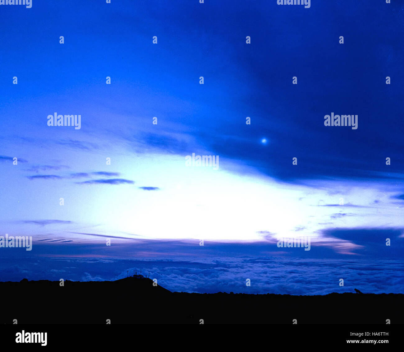 This photo depicts the Fishbowl Starfish Prime nuclear test, conducted ...
