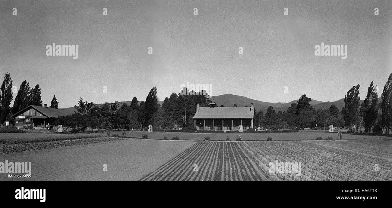 Fuller Lodge at Los Alamos National Laboratory, a historic site that ...