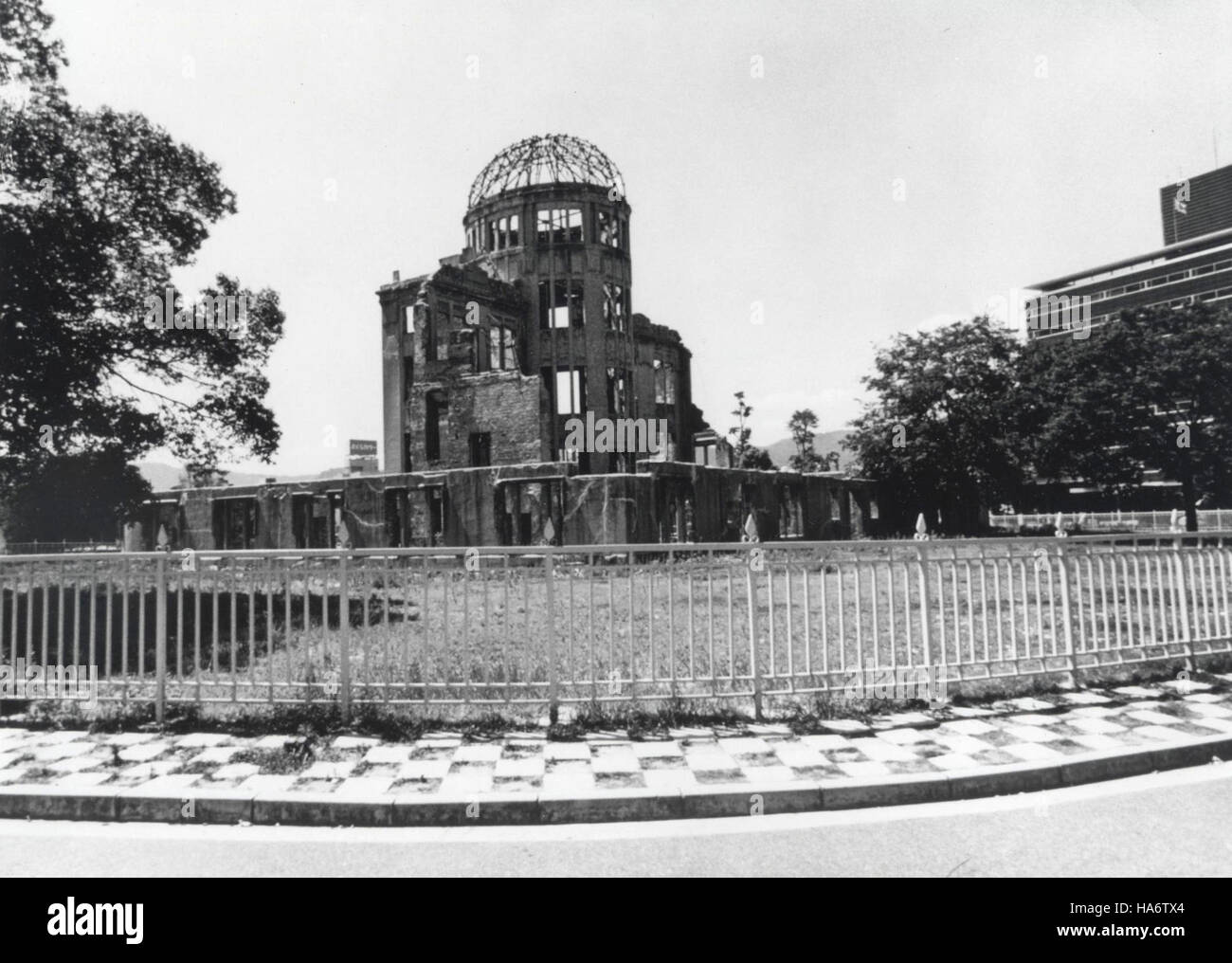 This image features the Hiroshima Peace Dome, a symbol of peace and ...