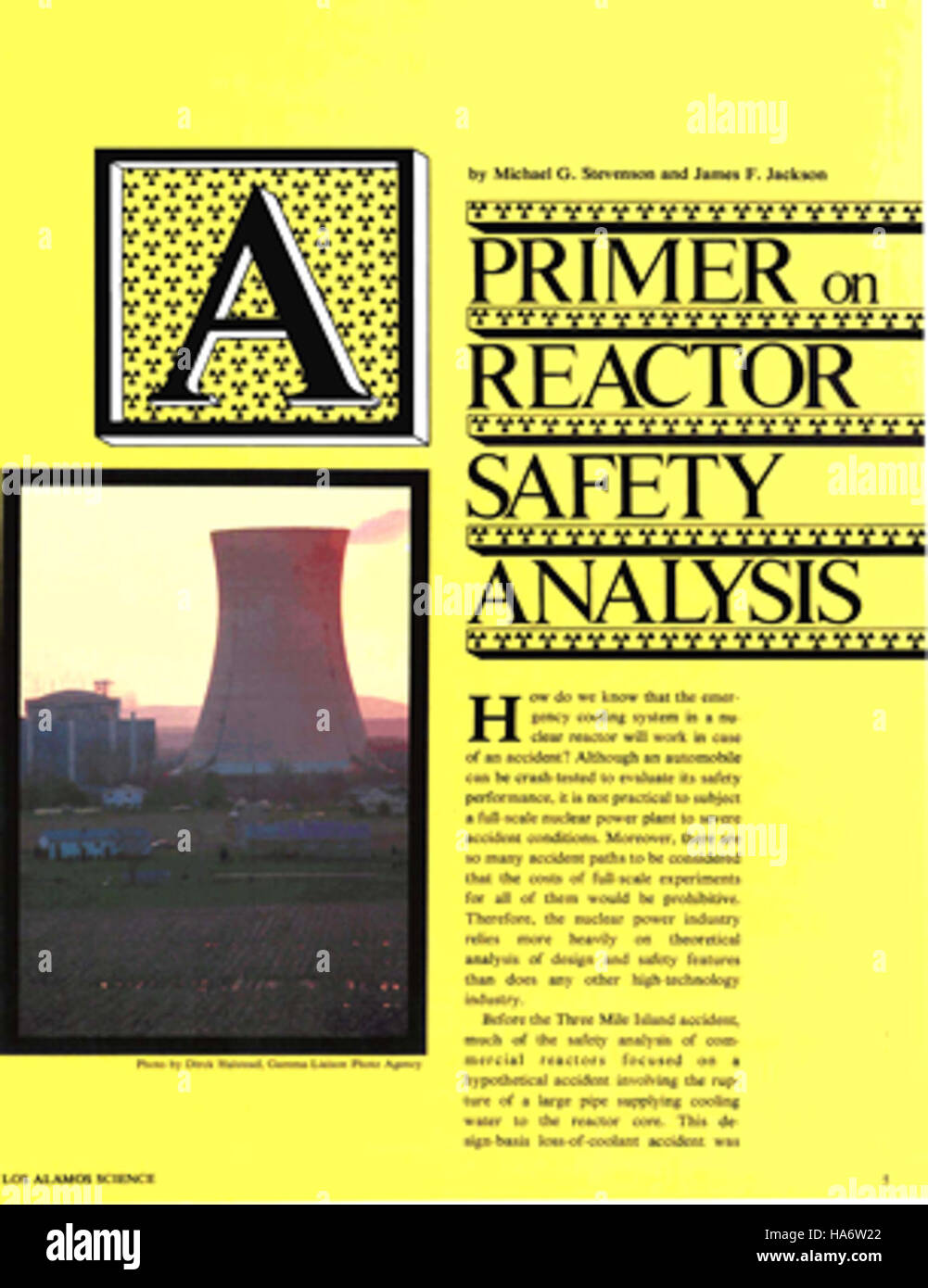 Los Alamos National Laboratory conducts research on reactor safety ...