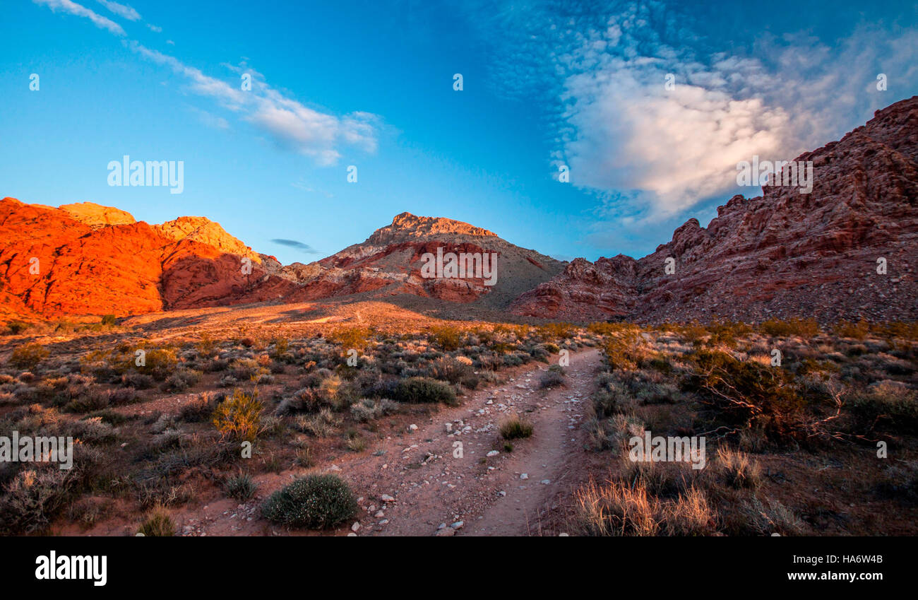 The Calico Swirls in the Red Rock Canyon National Conservation Area ...