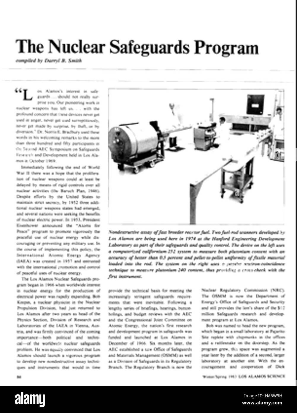 losalamosnatlab 7597510728 The Nuclear Safeguards Program Stock Photo ...