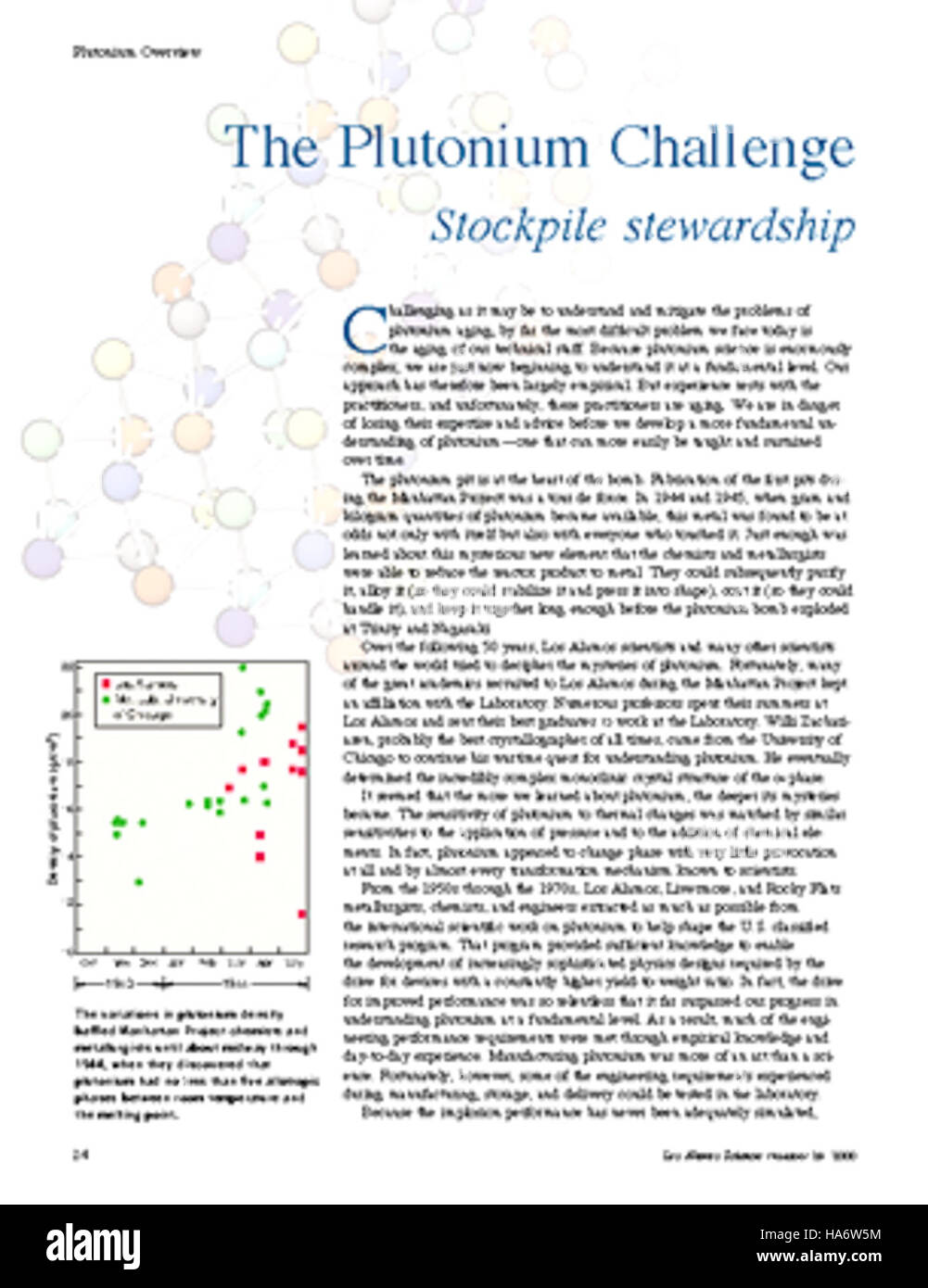The Los Alamos National Laboratory's Plutonium Challenge focuses on ...