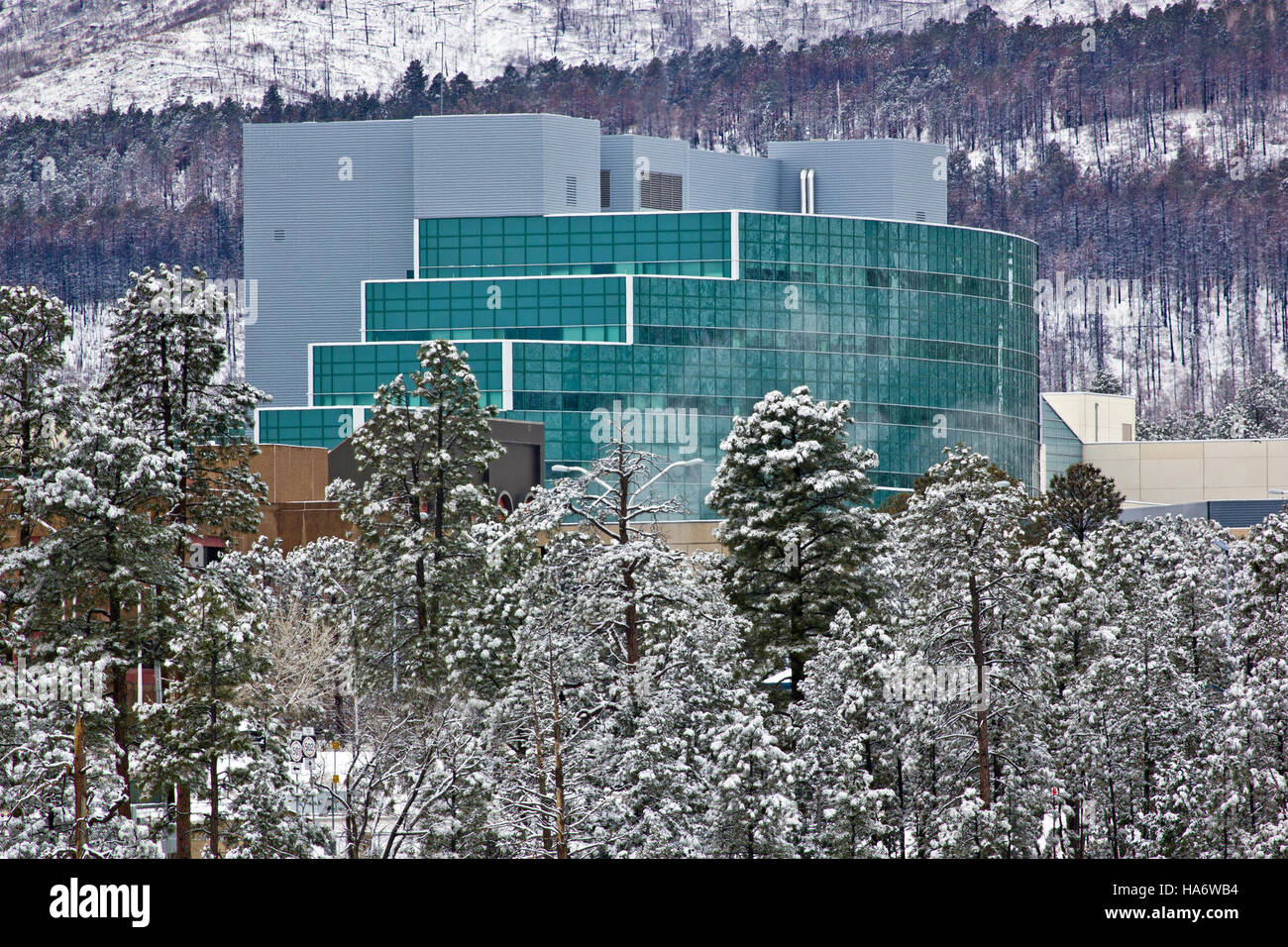 This photo from Los Alamos National Laboratory shows the National ...