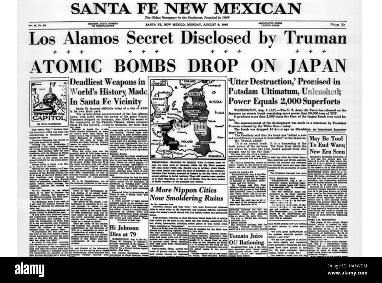 This historical photo from Los Alamos National Laboratory highlights a ...