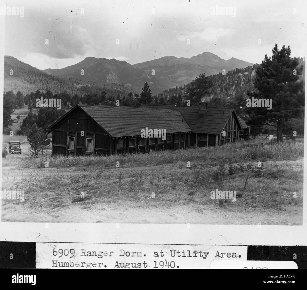 A historic photograph of Civilian Conservation Corps (CCC) camps at ...