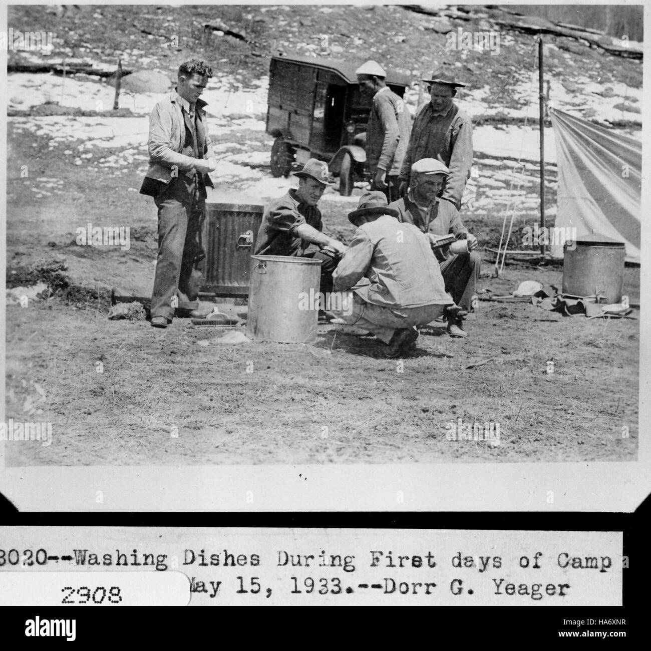 This historical image from the Civilian Conservation Corps (CCC ...