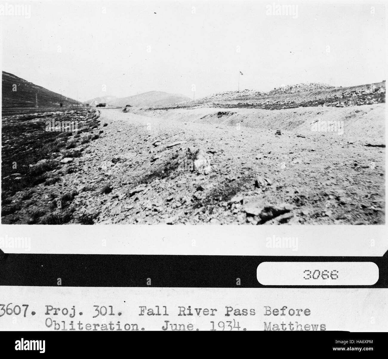 Project 301, documenting Fall River Pass before its obliteration ...