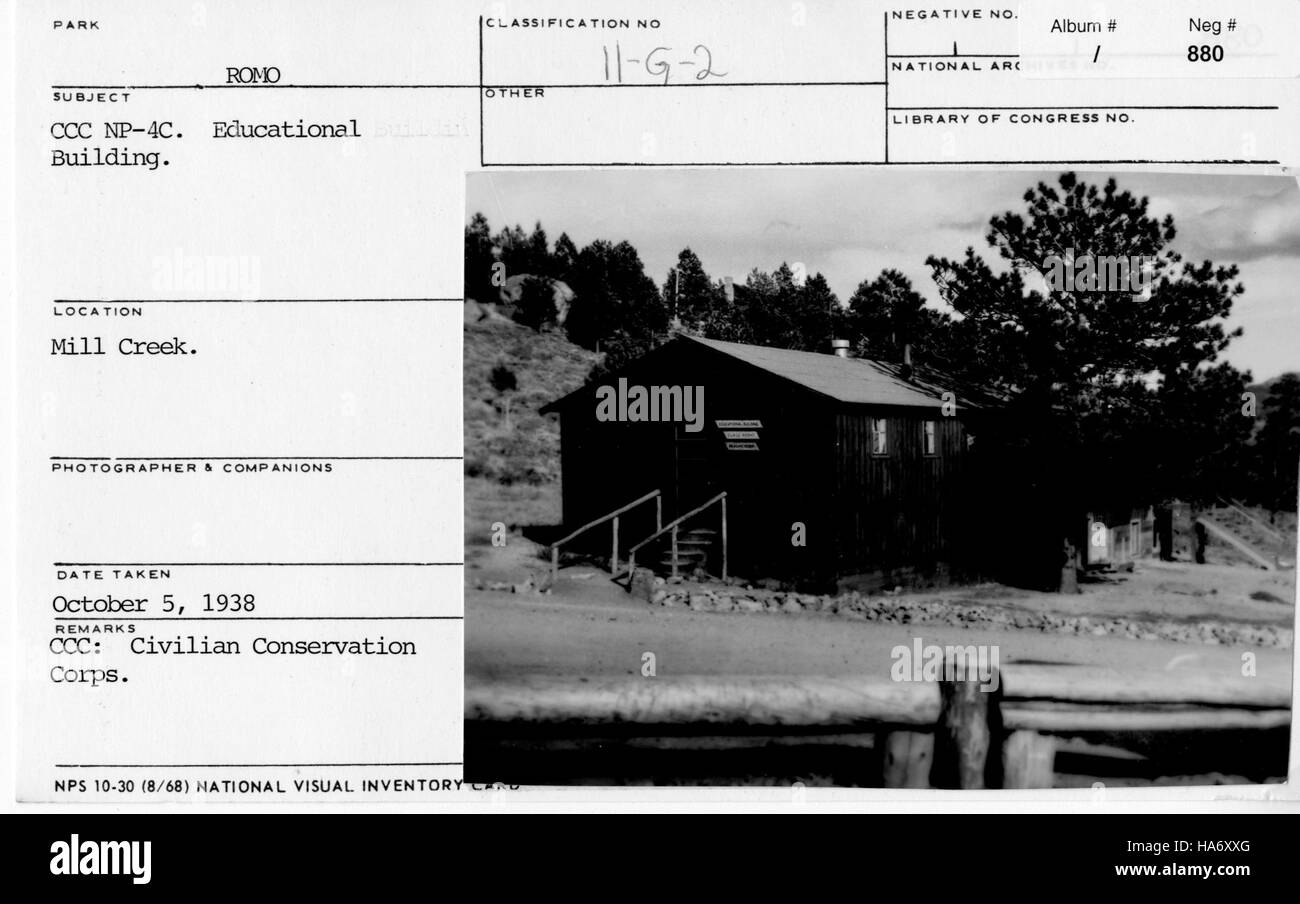 The Civilian Conservation Corps (CCC) camps, operational during the ...