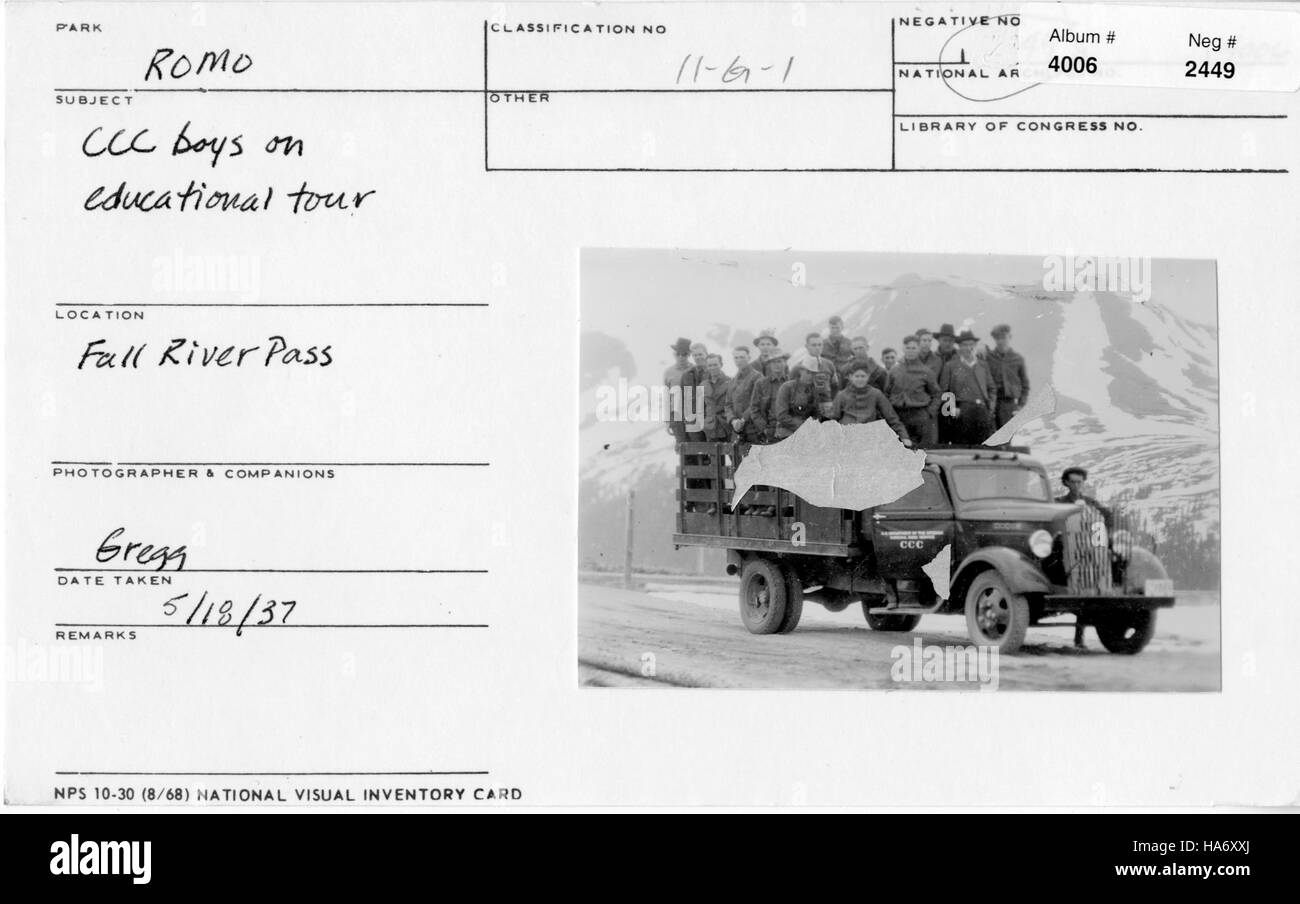 An image depicting the historic Civilian Conservation Corps (CCC) camps ...