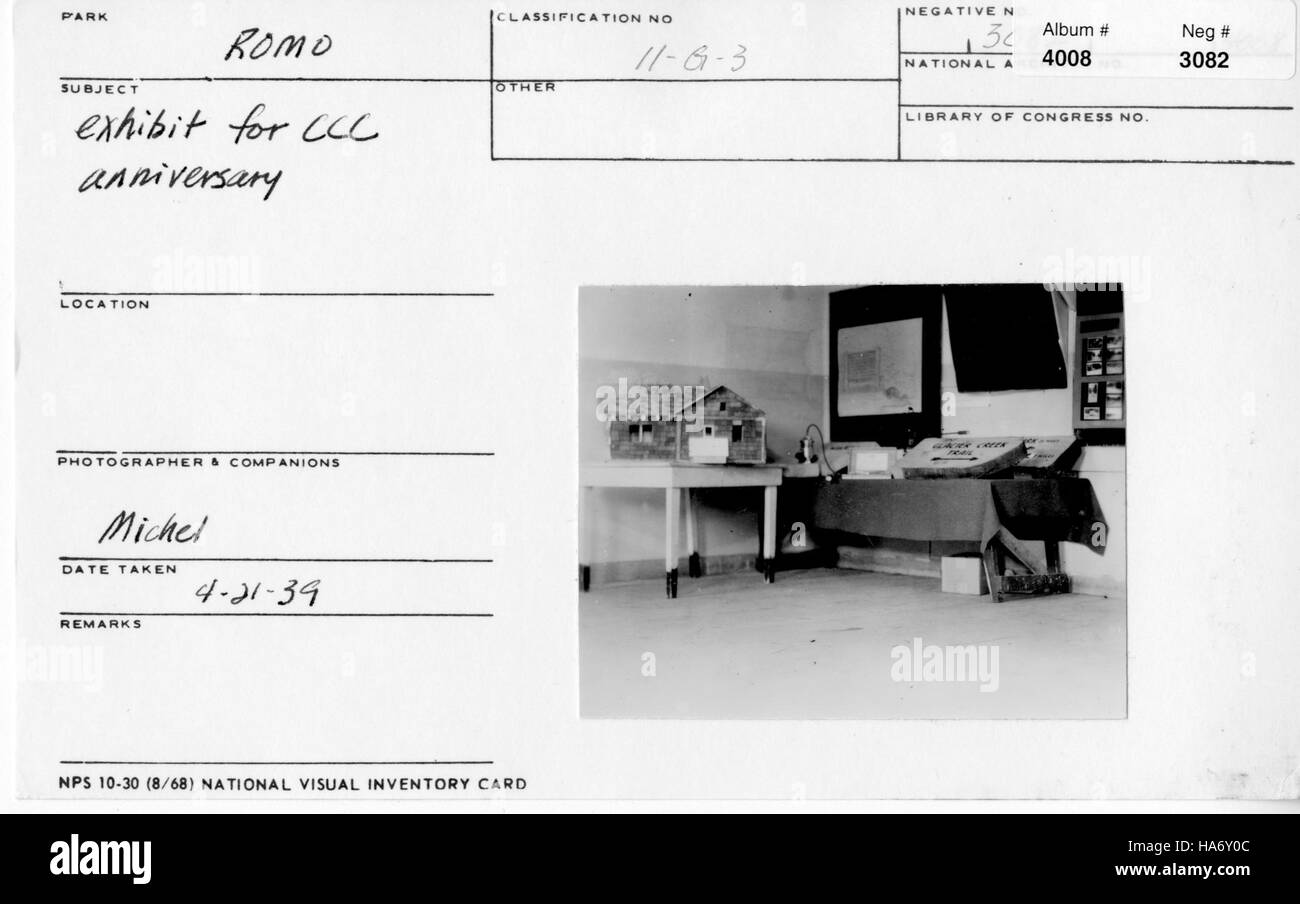 A historic image of the Civilian Conservation Corps (CCC) camps in ...