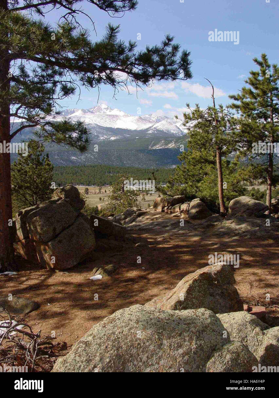 A view of Site 2 along the 3M Curve in Rocky Mountain National Park ...