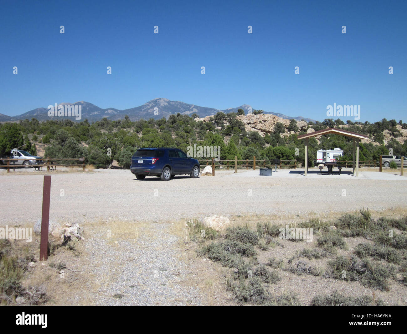 Sacramento Pass in Nevada provides a convenient parking area for ...