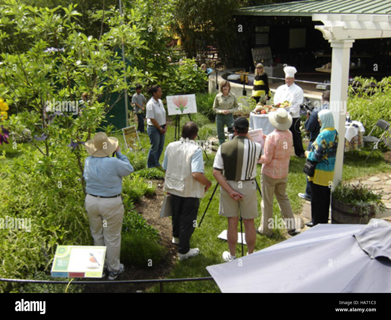 This image captures the live pollinator production in a national park ...