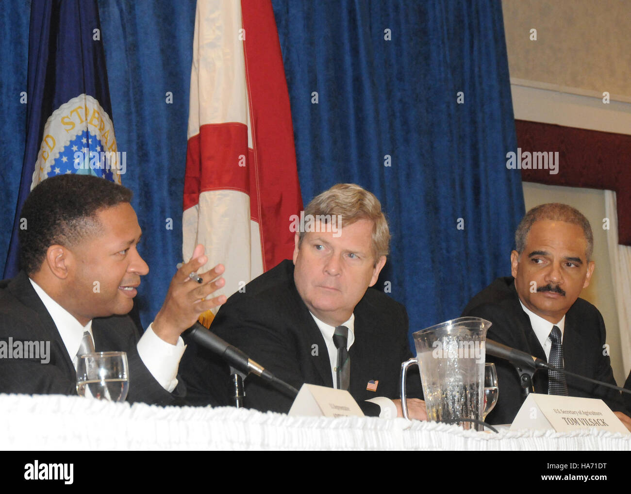 U.S. Attorney General Eric Holder and Secretary of Agriculture Tom ...