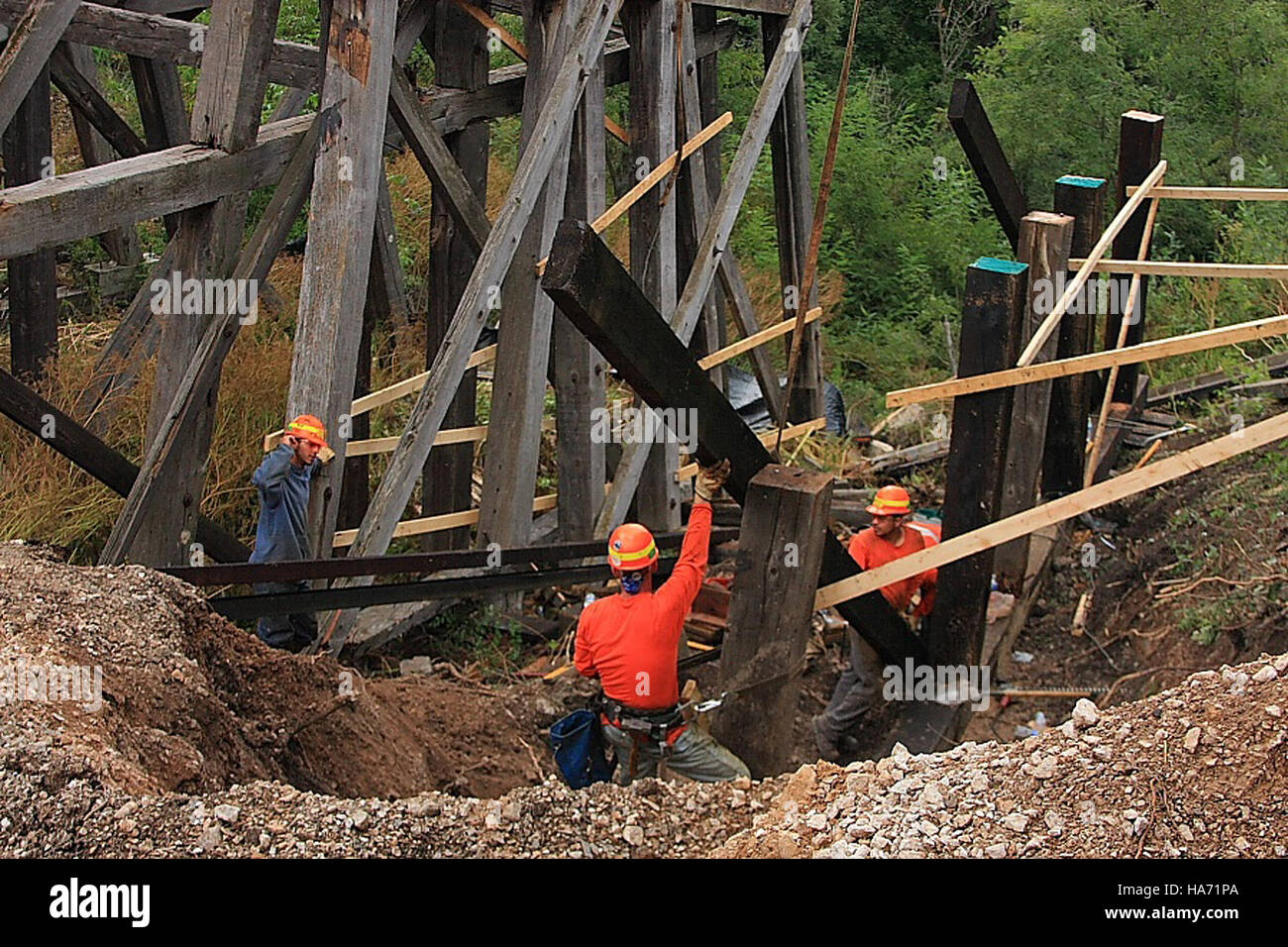 Trestle construction techniques hi-res stock photography and images - Alamy
